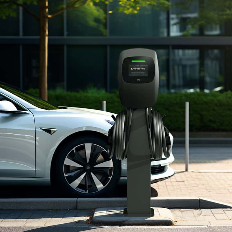 ETL Dual Ports AC level 2 EV Charging TYPE1